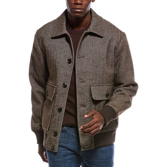 Slate & Stone | Jackets & Coats | Slate Stone Mens Woolblend Bomber ...